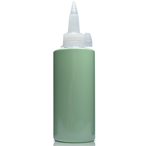 100ml Green Plastic Bottle With Spout Cap - ideon packaging